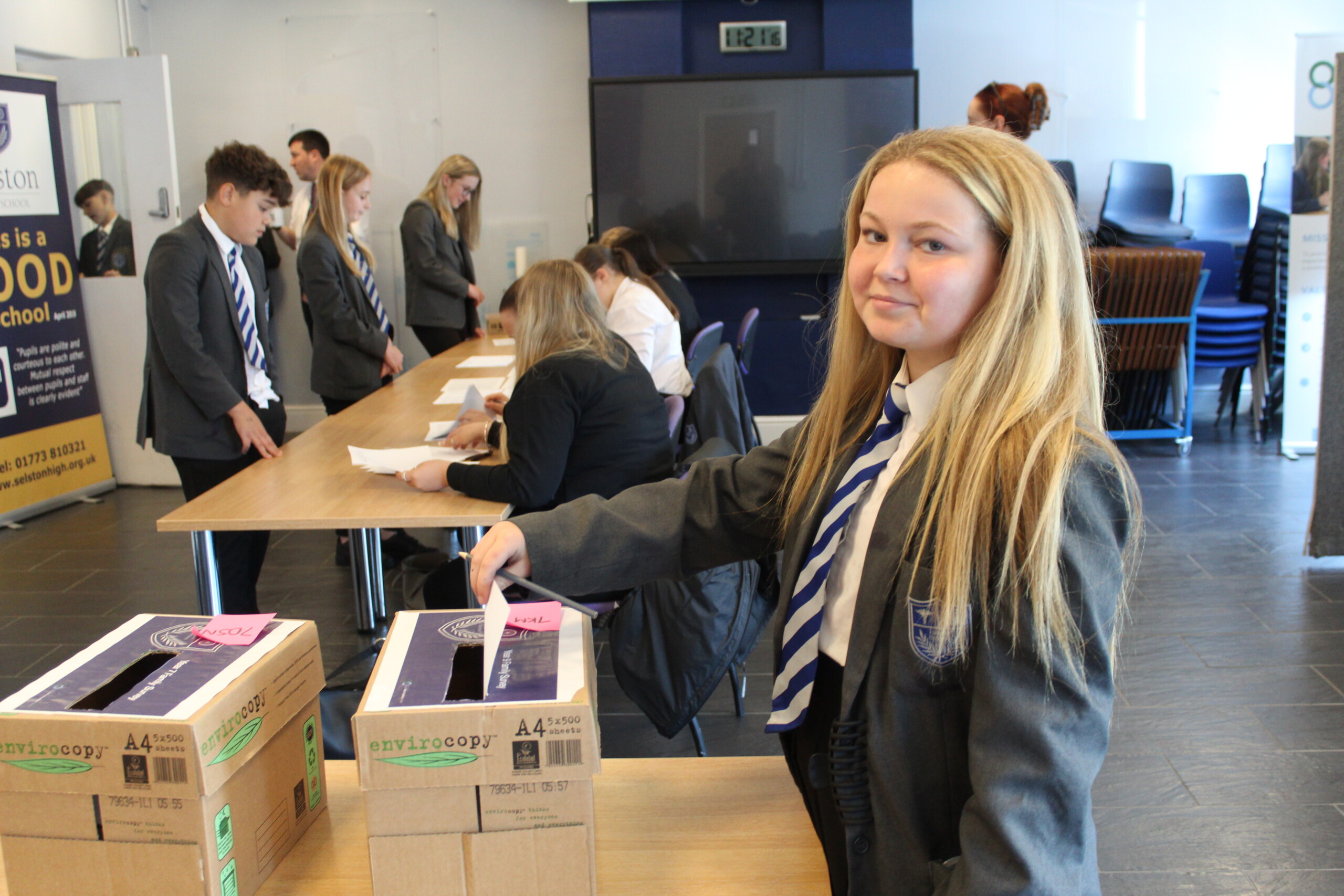 Selston School holds Mock Election - The Two Counties Trust